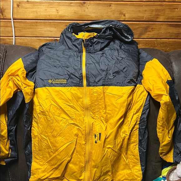 Columbia | Jackets & Coats | Columbia Mens Twotone Raincoat In Yellow ...